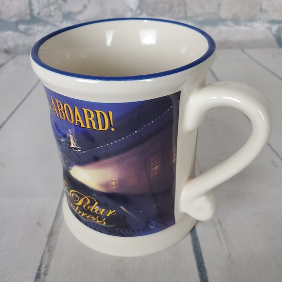 Warner Bros. | Dining | The Polar Express All Aboard Holiday Mug Blue ...